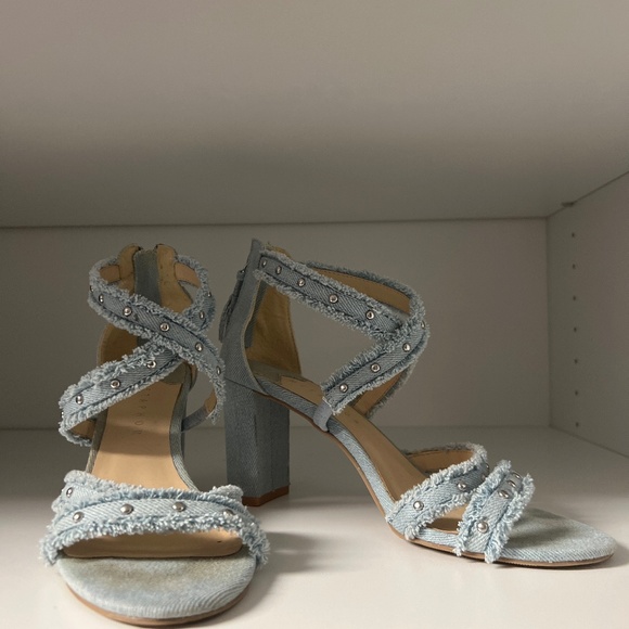 Metaphor | Shoes | Denim Heels | Poshmark